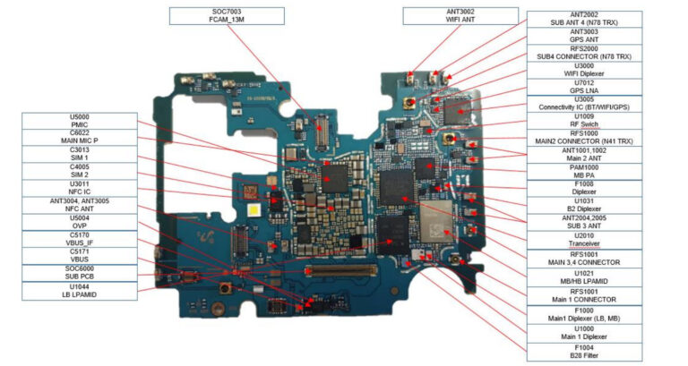 Samsung Galaxy A32 SM-A326B schematics