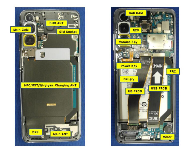 Samsung Galaxy S20 5G (SM-G981B) schematics